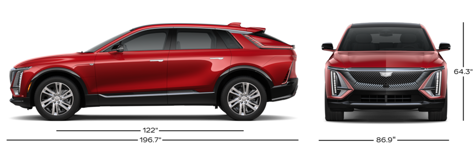 Vehicle Specs | 2024 Cadillac LYRIQ Electric SUV